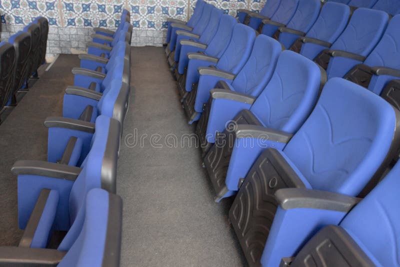 Conference Hall or Seminar Room, Row of Empty Seat in Auditorium or ...