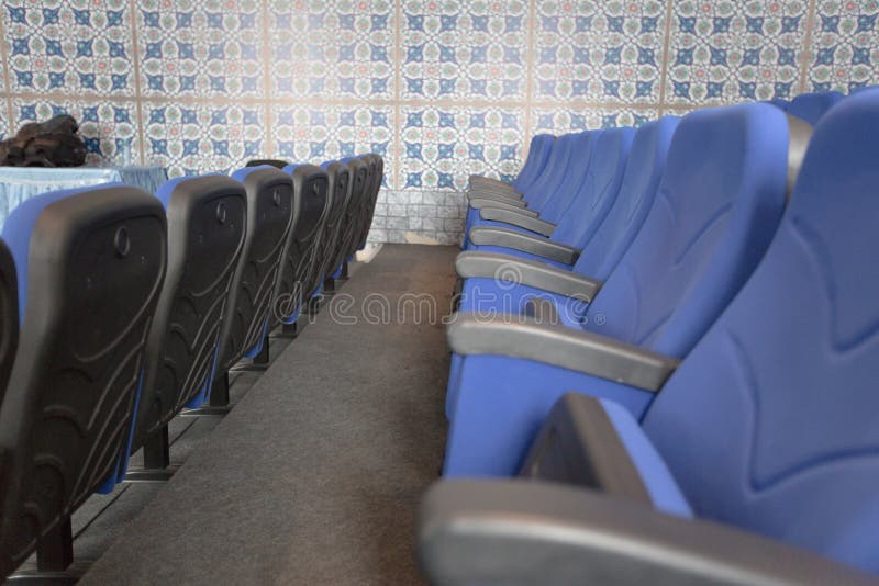 Conference Hall or Seminar Room, Row of Empty Seat in Auditorium or ...