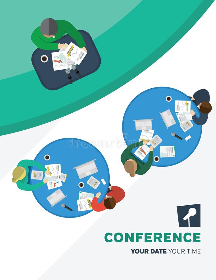 Conference illustration stock illustration. Illustration of business ...