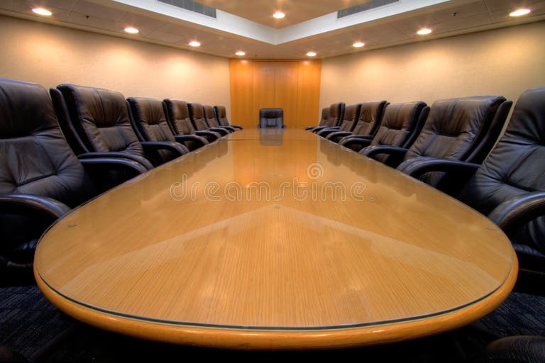 Conference Meeting Board Room Stock Image - Image of business, chair ...