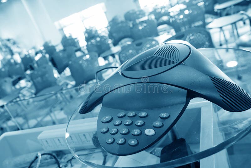Conference phone stock image. Image of furniture, discussion - 9031645