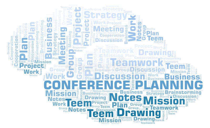 Conference Word In A Paper Hole Stock Illustration - Illustration of ...