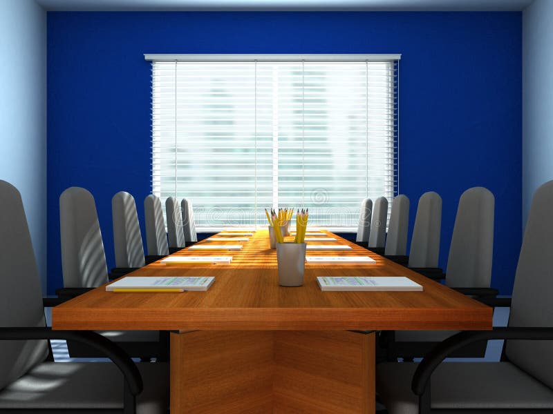 Conference room stock illustration. Illustration of room - 2539139