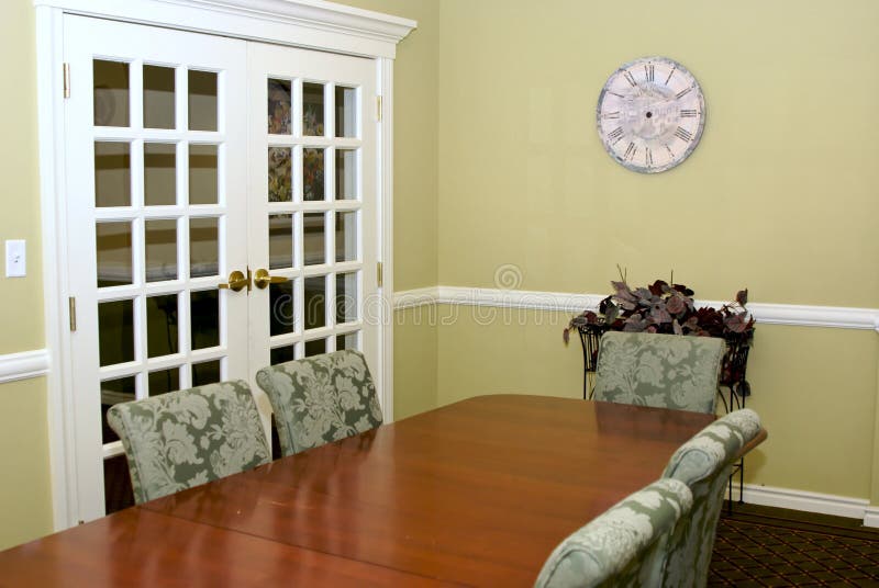 Old Fashioned Conference Room Stock Image - Image of seats, fashioned ...