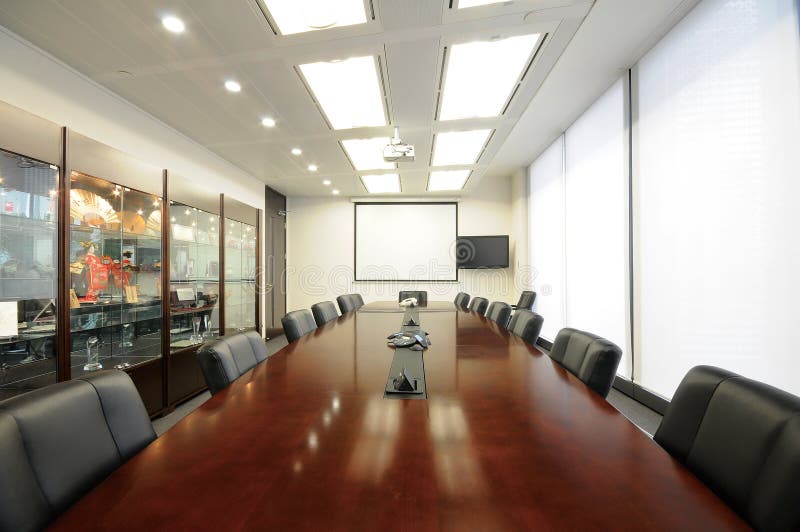 Registration of Scene and Conference Hall Interior Stock Photo - Image ...