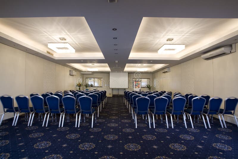 Grand conference hall stock image. Image of furniture - 21955511