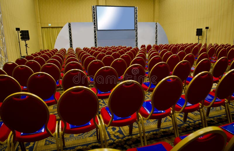 Conference room stock image. Image of interactive, event - 41269087