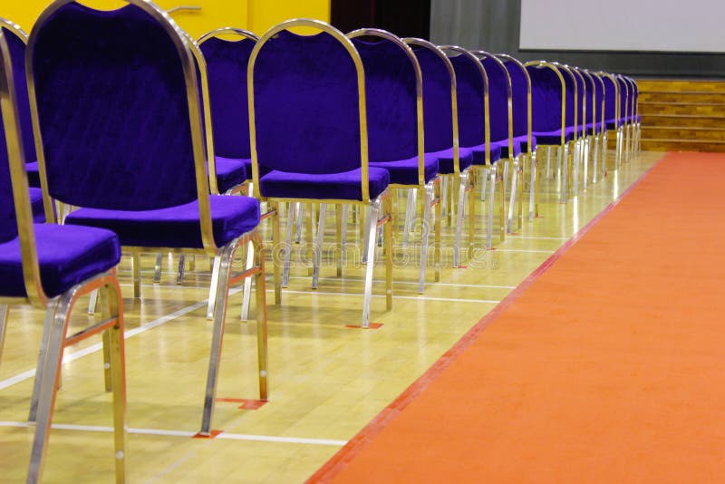 Conference room stock image. Image of hall, education - 101749925