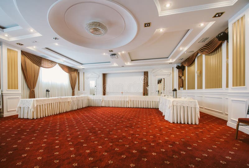 Conference Room in Classic Style Stock Photo - Image of corner ...