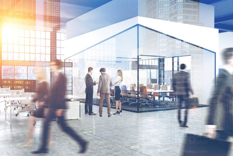 Conference Room Corner, People, Double Stock Image - Image of ...