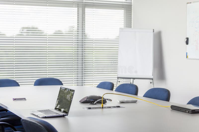 Conference Room in Corporation Facility Stock Photo - Image of space ...