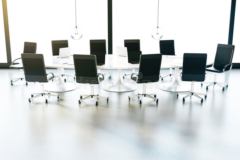 Conference room front stock illustration. Illustration of daylight ...