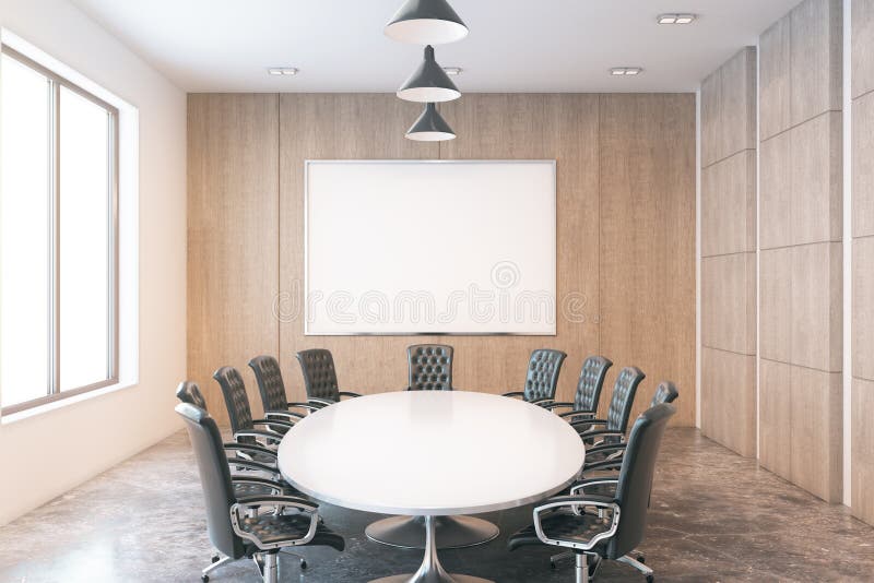 Conference room front stock illustration. Illustration of meeting ...