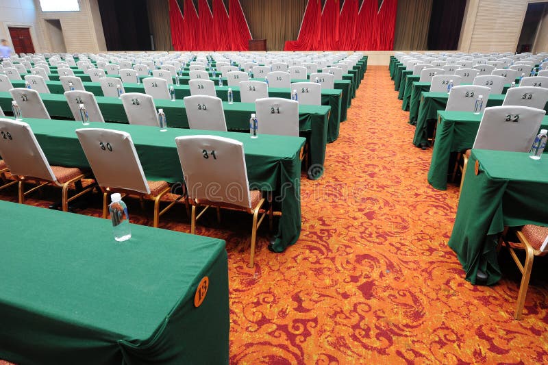 Conference Room stock image. Image of place, hall, shot - 41083369