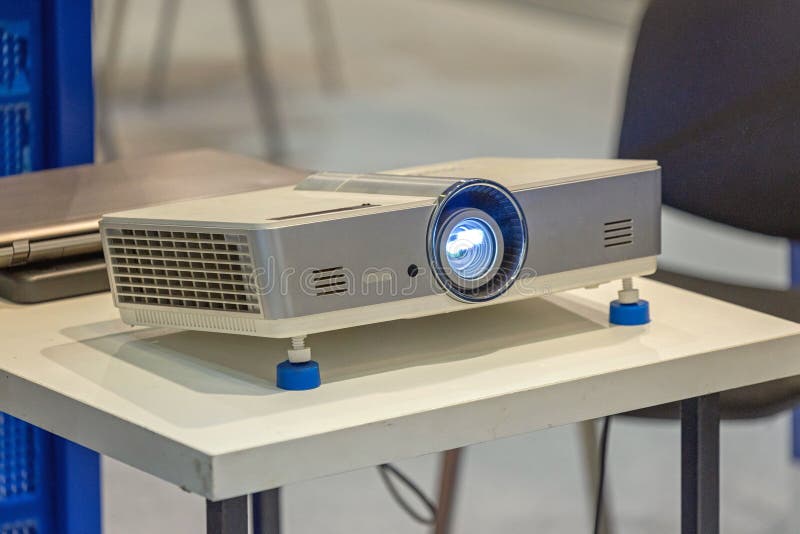 Conference Room Projector Desk Editorial Photo - Image of equipment ...