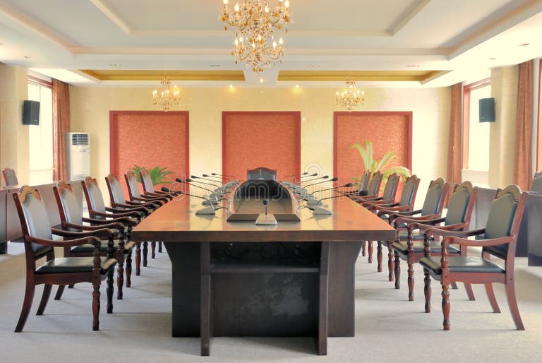 Conference room layout stock image. Image of indoor, diagram - 6640519