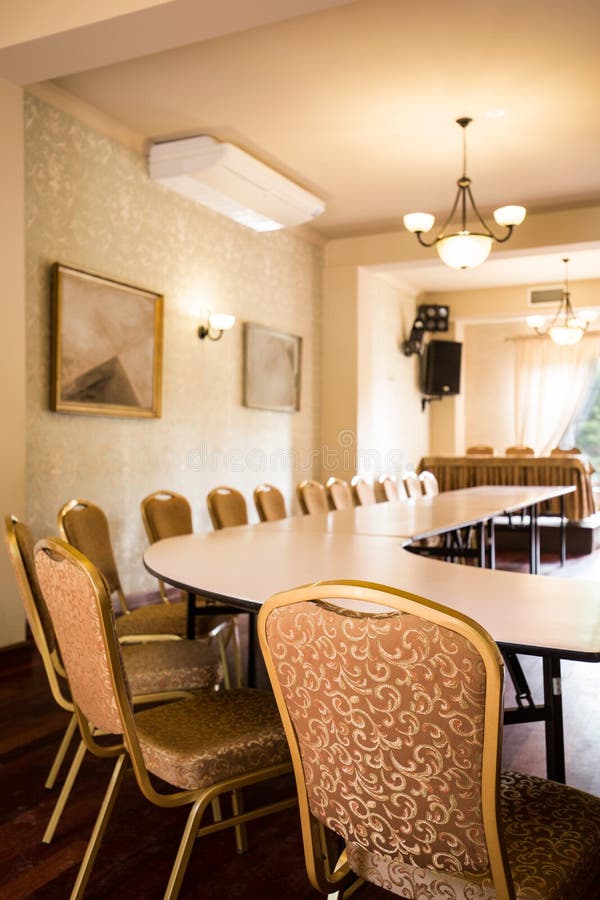 Conference Room in Luxury Hotel Stock Photo - Image of modern, luxury ...