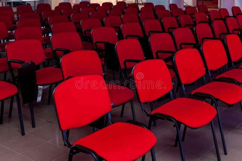Stage with chairs stock image. Image of chairs, arena - 11112371