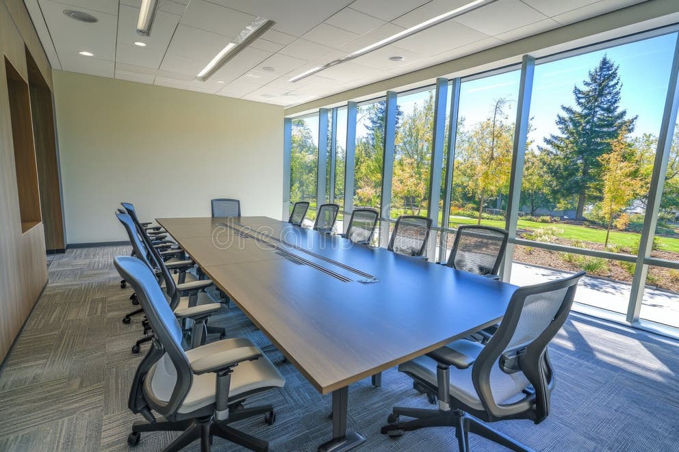 Conference Room Setting stock image. Image of training - 379279221