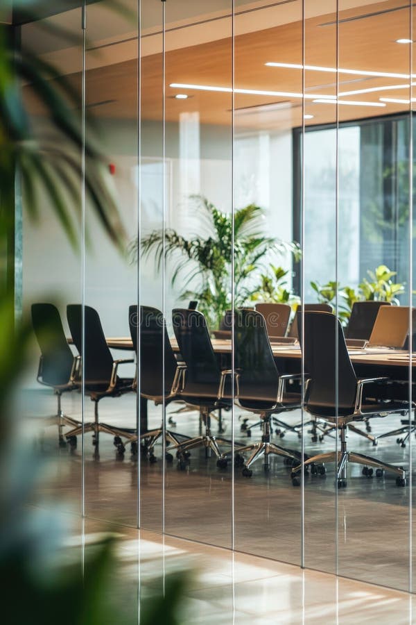 Conference Room Setup stock image. Image of corporate - 380054373