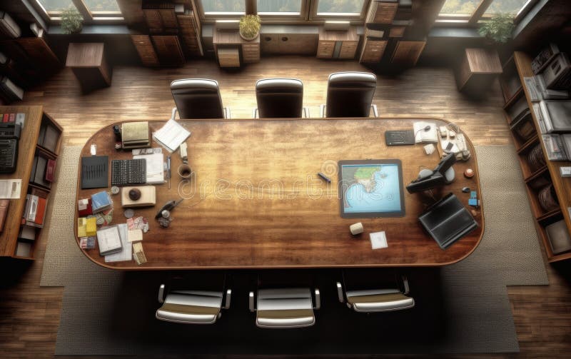 Conference Room Table. Created by Generative Artificial Intelligence ...