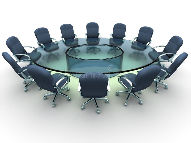 Oval Conference Table Stock Illustrations – 318 Oval Conference Table ...