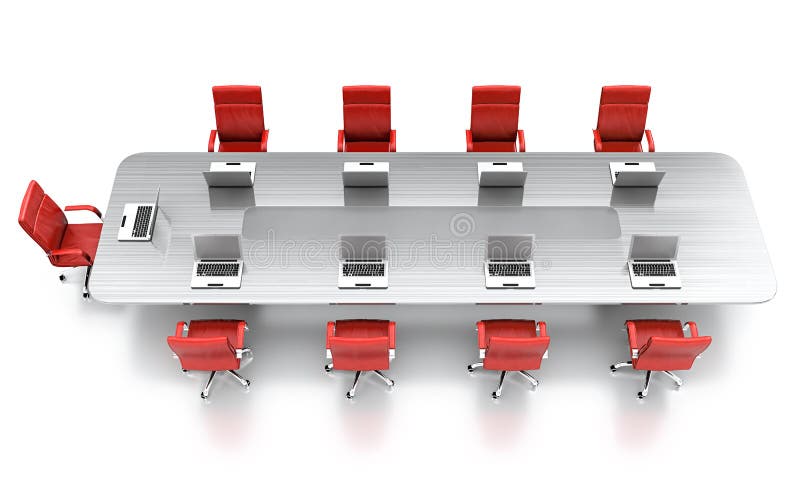 Conference Table stock illustration. Illustration of mediation - 7882940