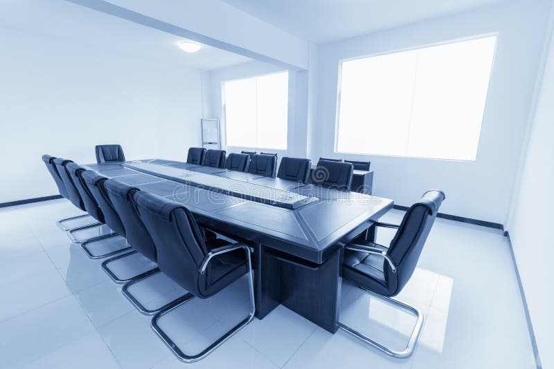 Conference room interior stock photo. Image of office - 105211374