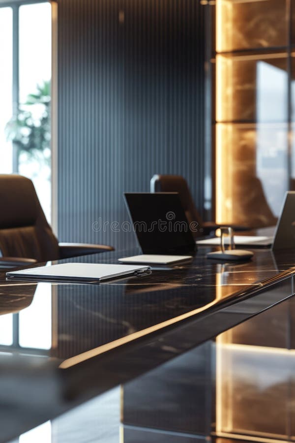 Business Meeting Desk stock image. Image of business - 375733357