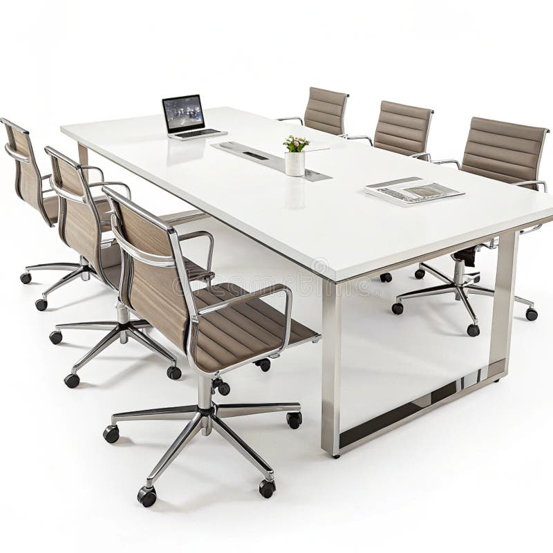 Conference Tables Vector Element Stock Illustration - Illustration of ...