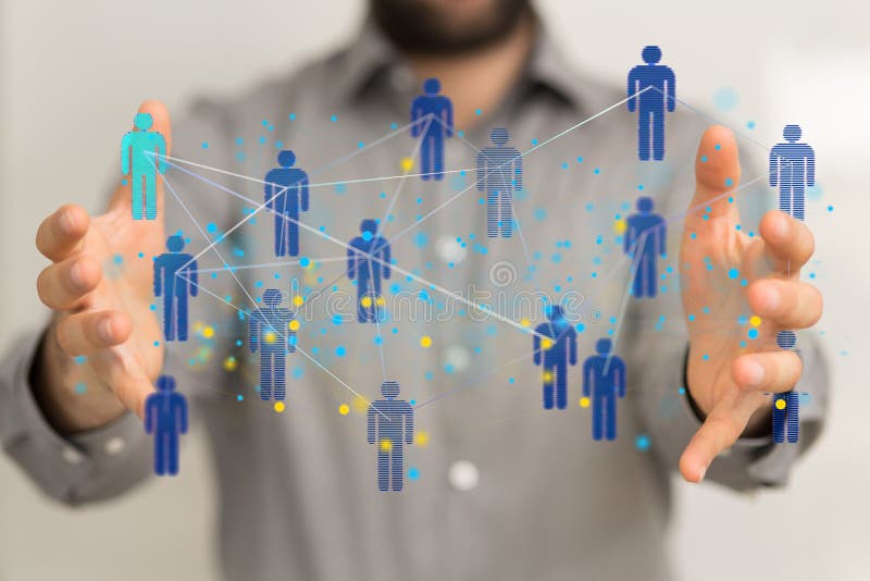 Conference Team Work Connection Digital Concept Stock Image - Image of ...