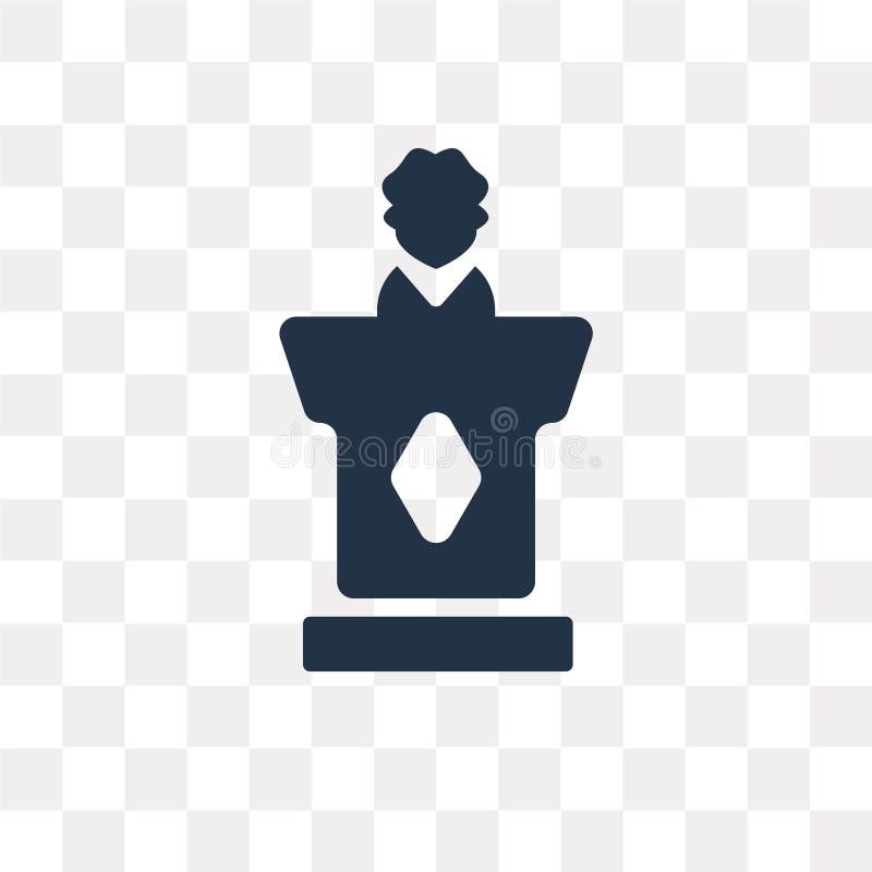 Conference Vector Icon Isolated on Transparent Background, Conference ...