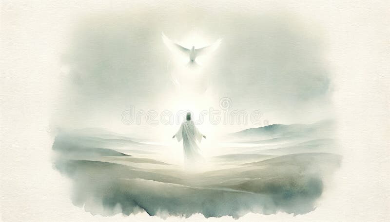 Confession of Peter: Proclamation As Christ. Digital Watercolor ...