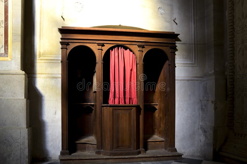 Confessional editorial photo. Image of confessional, inside - 54124536