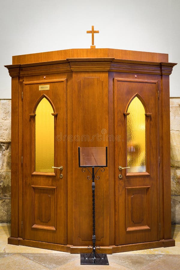 Confessional stock image. Image of stone, confession - 57926529