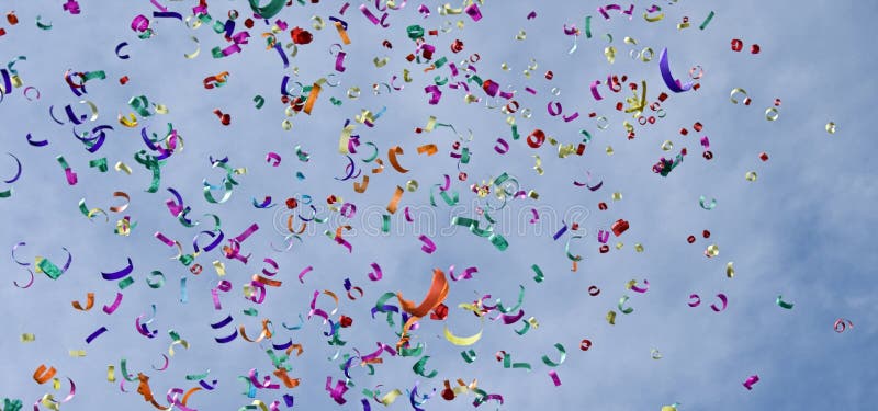 The confetti flying stock image. Image of strap, ceremony - 7658591