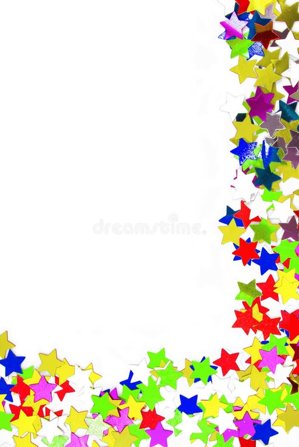 Confetti border frame stock photo. Image of festive, glow - 39254426