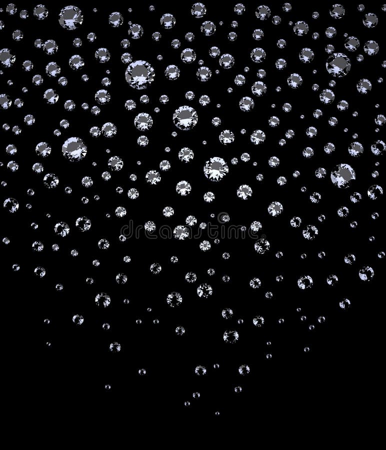 Diamonds falling stock illustration. Illustration of beauty - 22644082