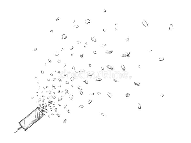 Confetti Cannon Stock Illustrations – 409 Confetti Cannon Stock ...