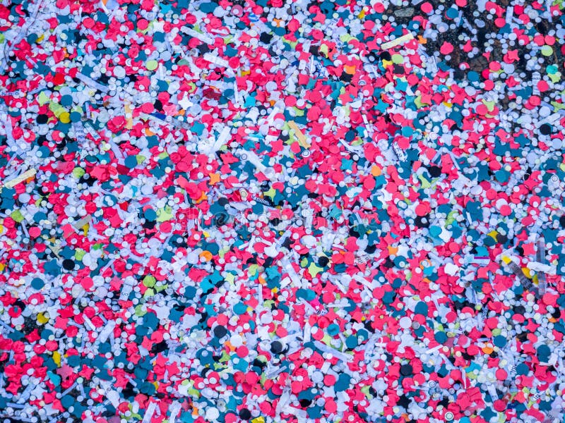 Confetti in the Carnival Texture Stock Image - Image of parade, colors ...