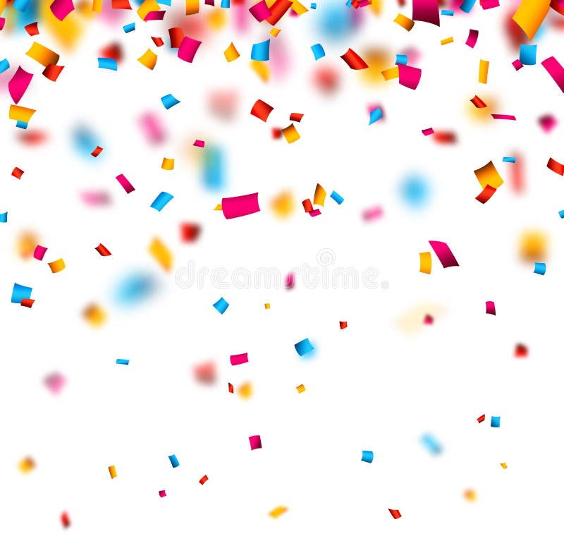 Confetti Celebration Background. Stock Vector - Illustration of ...