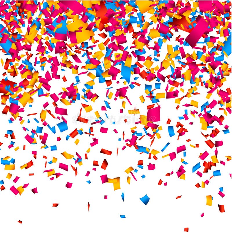 Confetti Celebration Background. Stock Vector - Illustration of ...