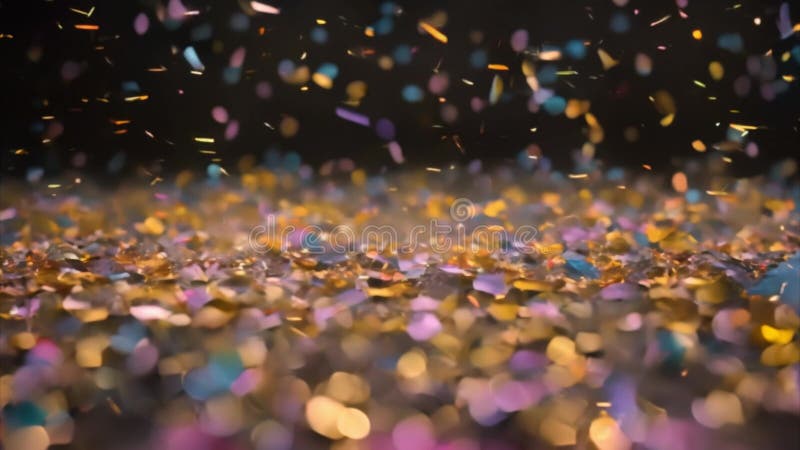 Confetti Celebration - a Festive Splash of Color Stock Footage - Video ...