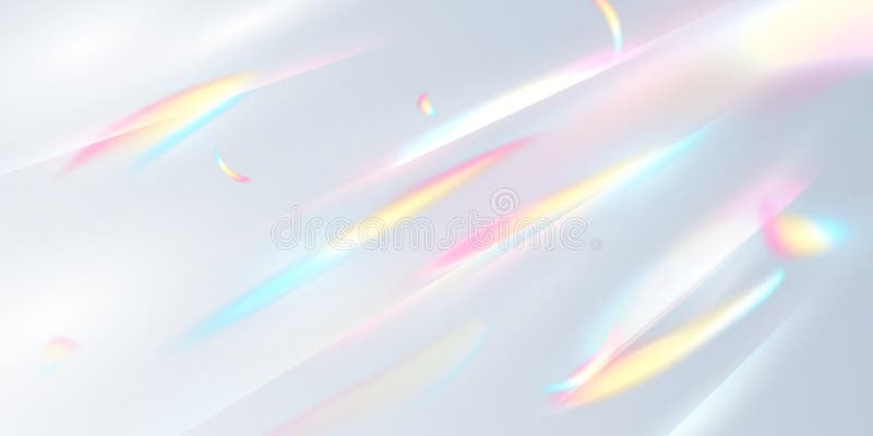 Confetti Design with Rainbow Flare Effect Vector Illustration Stock ...