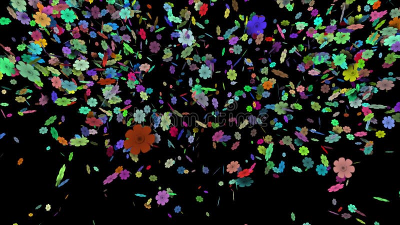 Confetti Explode from Middle To Left and Right Stock Footage - Video of ...