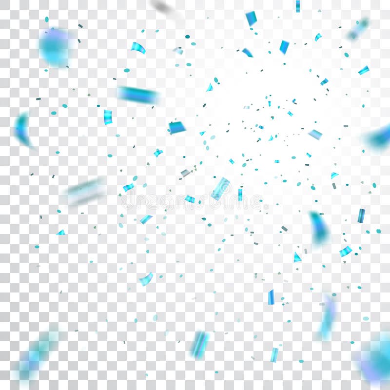 Red Confetti Explosion Celebration Isolated on White Transparent ...