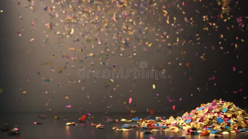 Confetti Explosion stock video. Video of triumph, achievement - 347323805