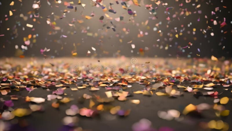 Celebration Confetti Fall stock video. Video of movement - 347327877