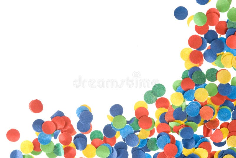 Confetti frame stock photo. Image of paper, christmas - 13564726