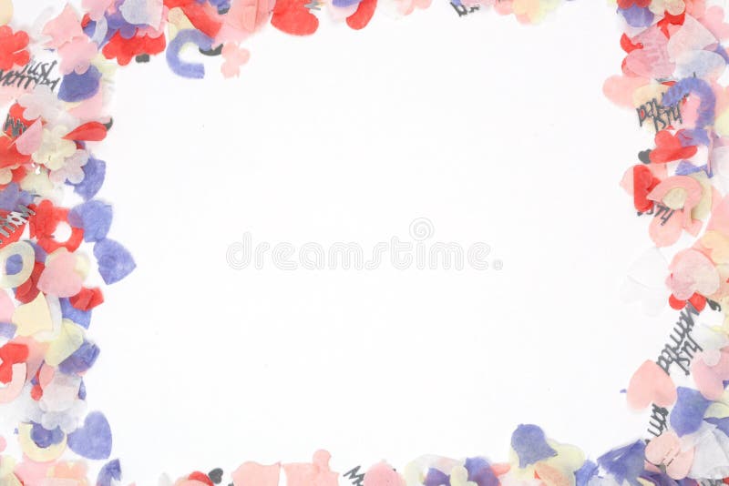 Confetti frame stock image. Image of confetti, celebration - 3590991
